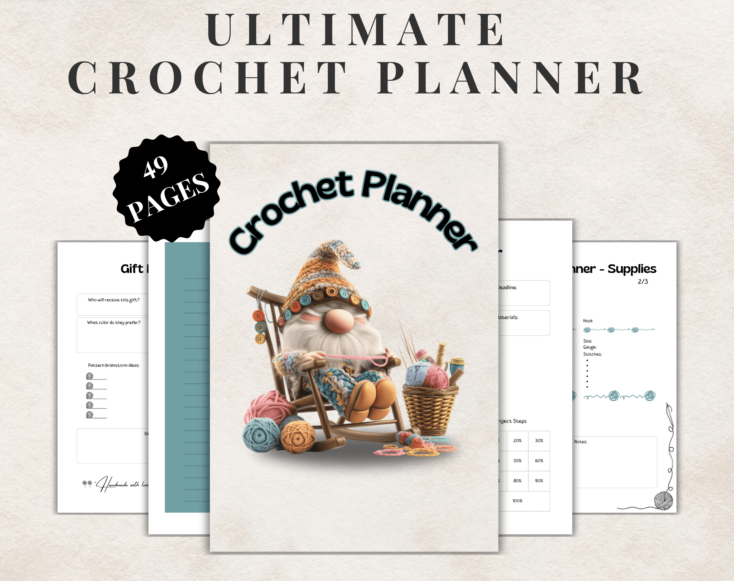 Crochet Planner Digital