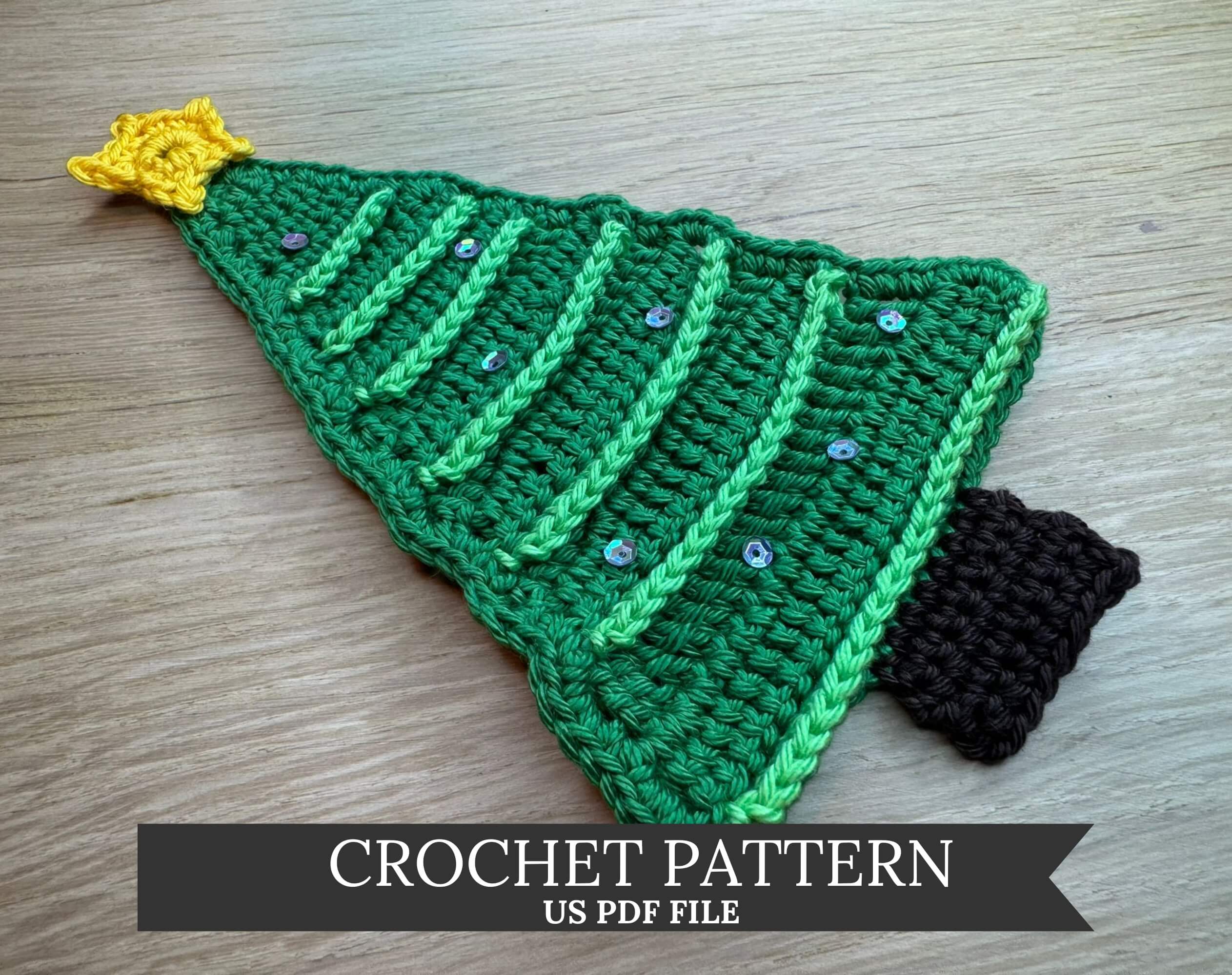 Christmas Tree Bookmark Pattern
